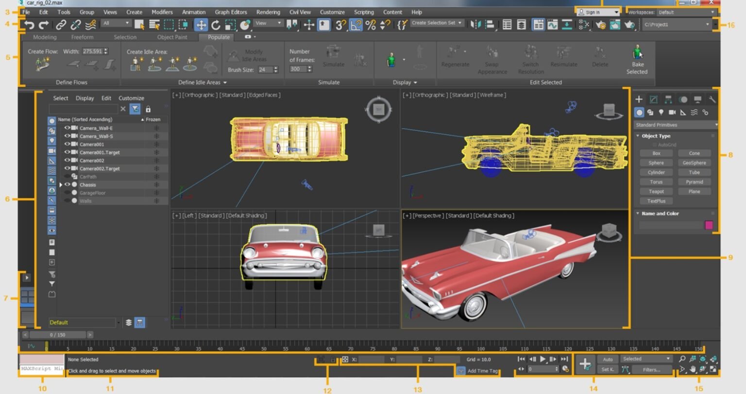 Autodesk 3ds Max 2024: A Complete Guide To Tools And Feature